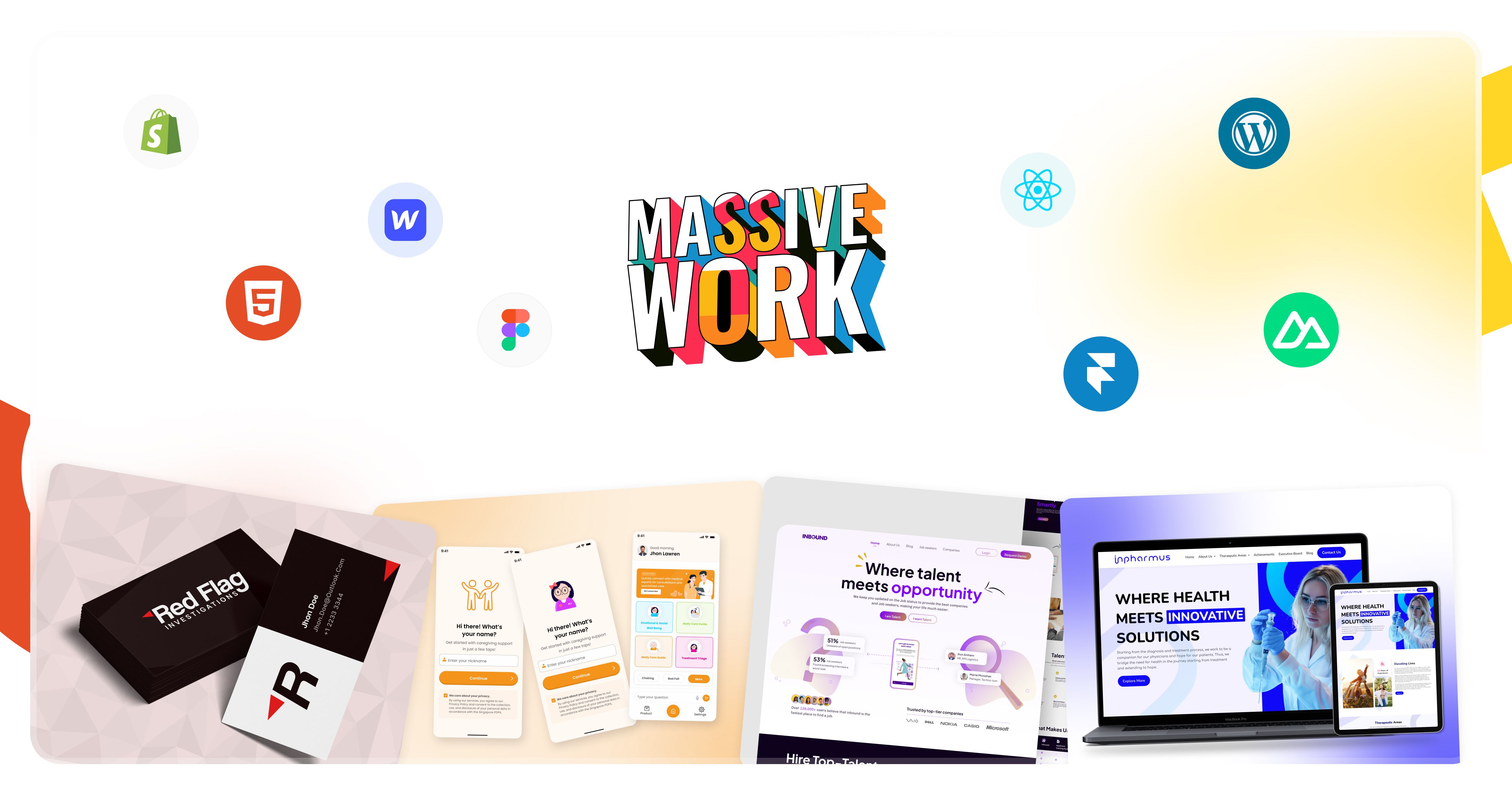 Massivework Portfolio | Expert Web Design & Branding Agency